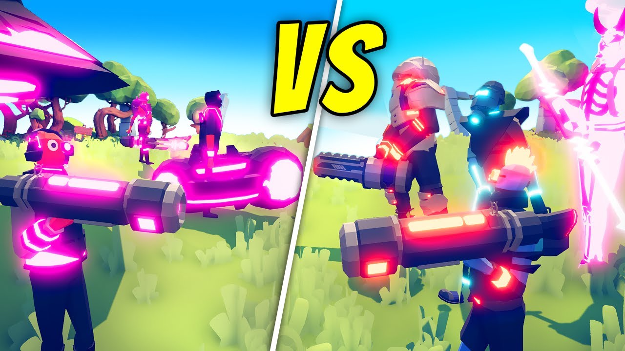 NEON FACTION BATTLE ROYALE! - Totally Accurate Battle Simulator TABS ...