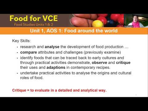 Webinar: Inspire success in VCE Food Studies - YouTube