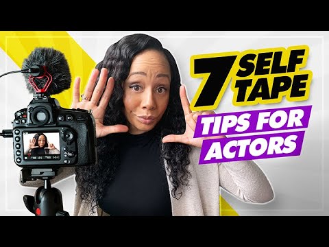 7 Self Tape Tips for Actors | Get More Auditions - YouTube