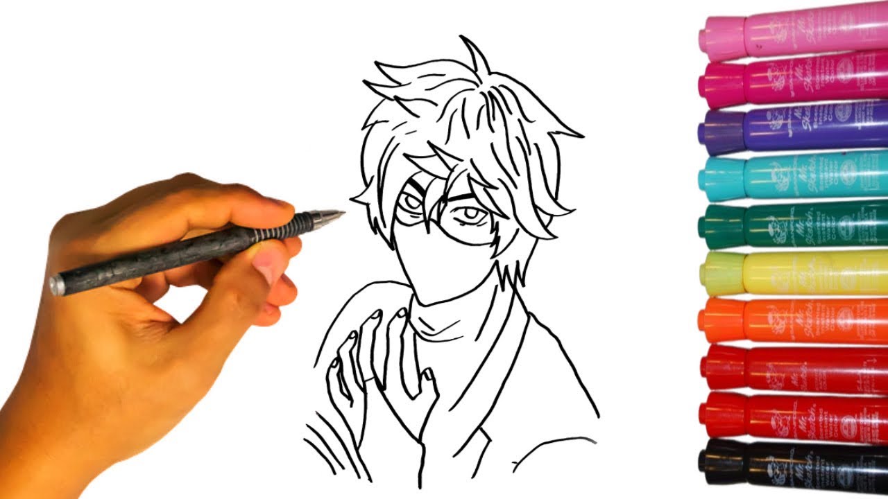 Sketch Of GABIMARU | How To Draw GABIMARU Easy| HELL'S PARADISE ANIME ...