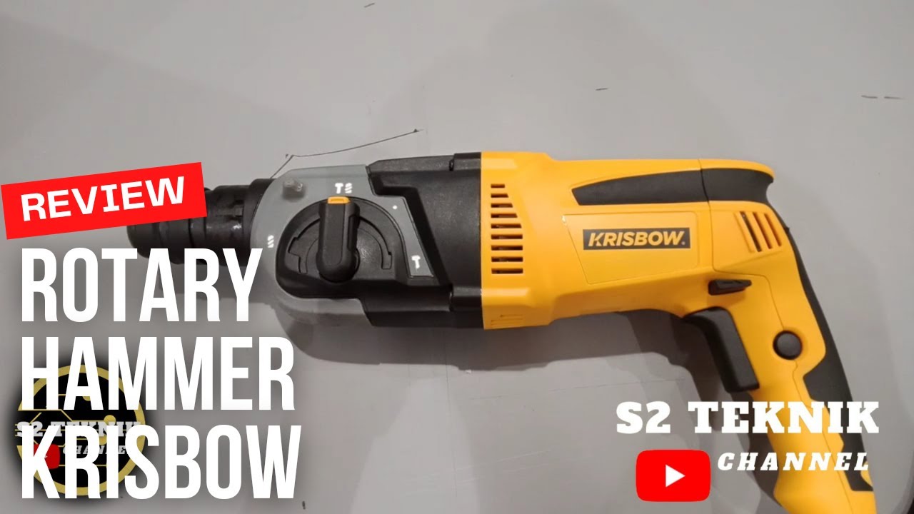 Review Rotary Hammer Krisbow - YouTube