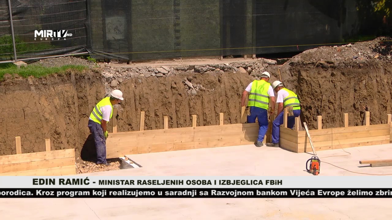Edin Ramic Početak radova na zbrinjavanju porodica kolektivnih centara ...