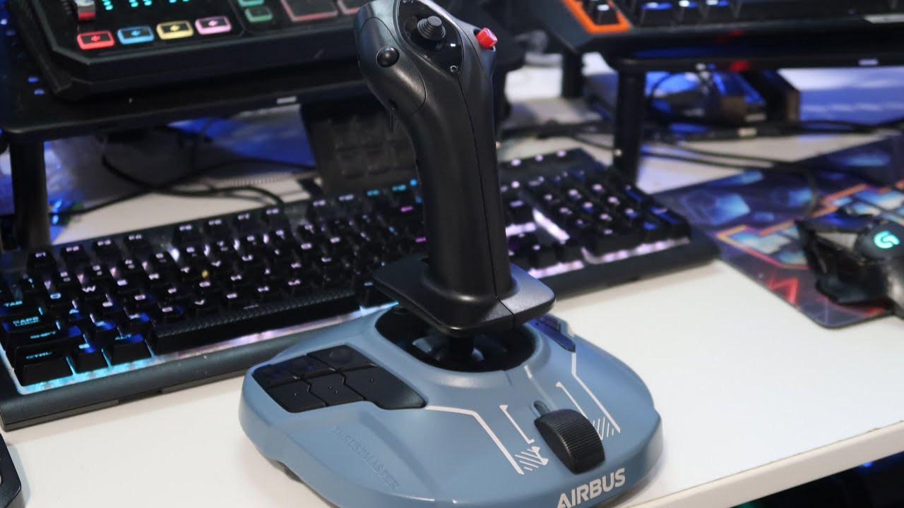 Thrustmaster Civil Aviation TCA Airbus Sidestick Unboxing - YouTube