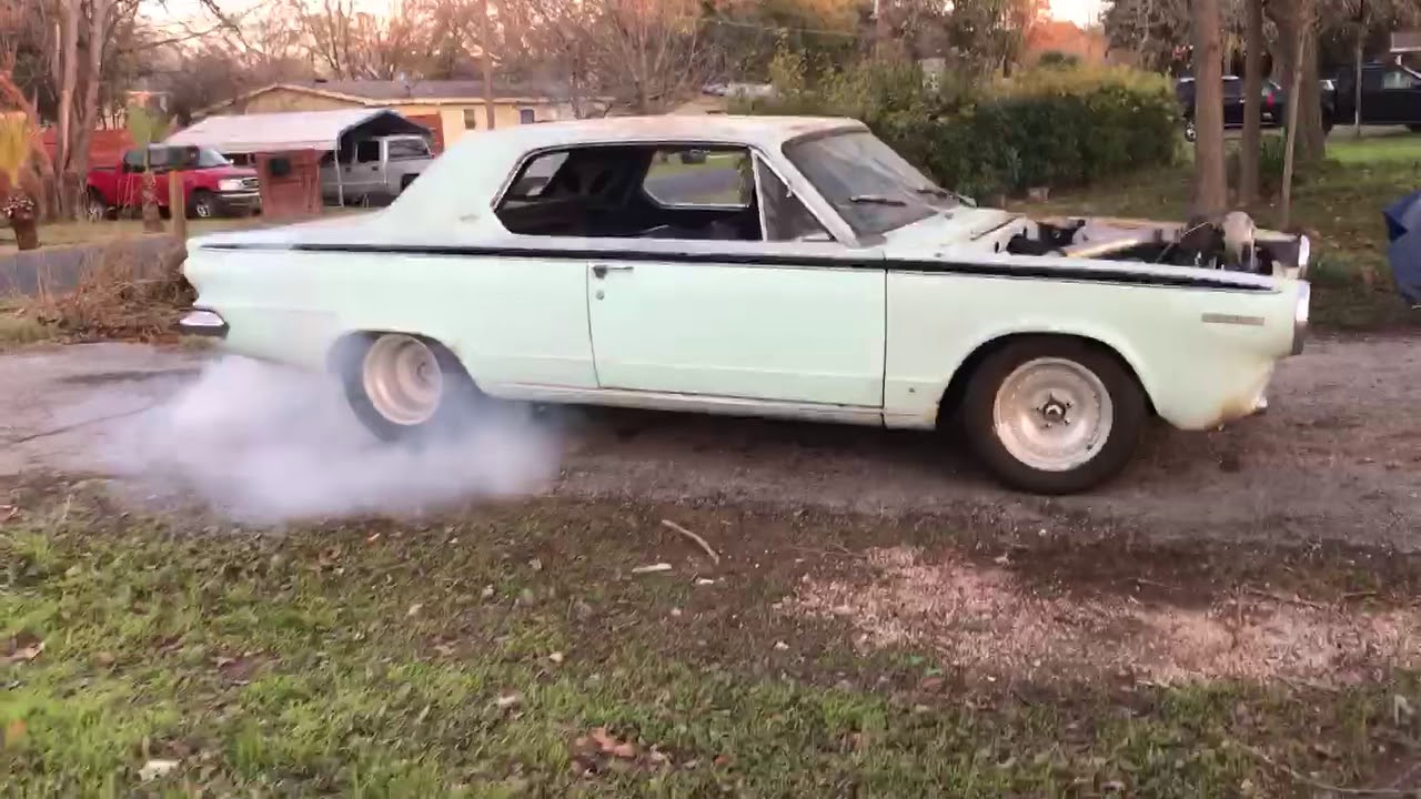 1964 Dodge Dart turbo burnout - YouTube