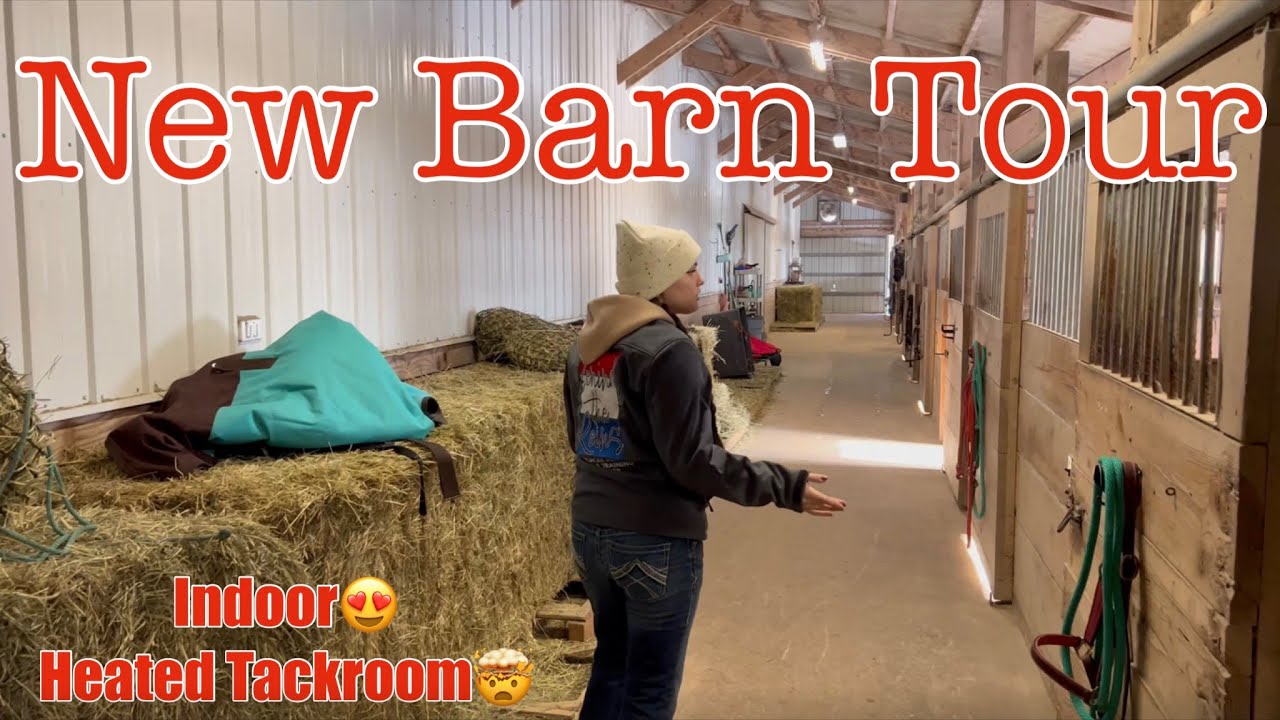 New Barn Tour! - YouTube