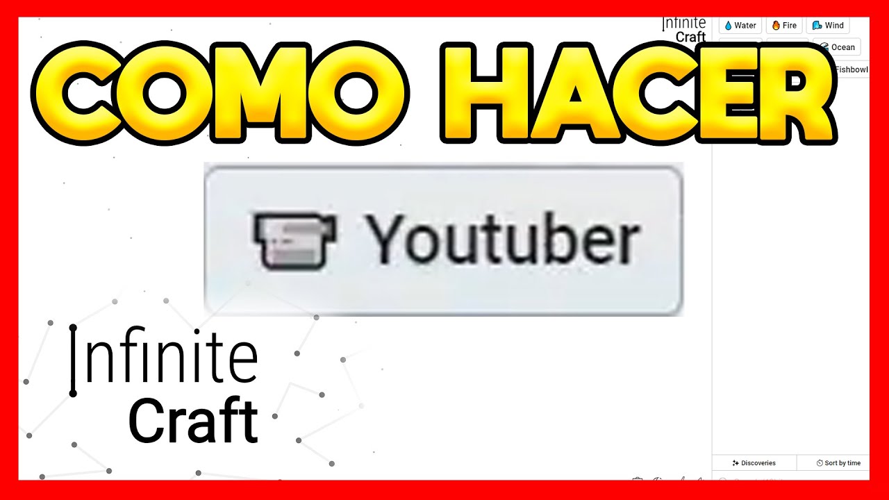 COMO HACER YOUTUBER EN INFINITE CRAFT - YouTube