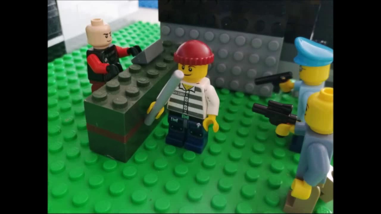 Lego Bank Robbery Fail (LEGO Brickfilm) - YouTube