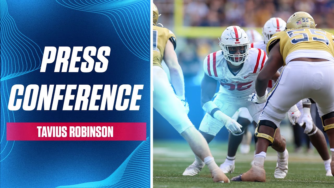 PRESSER | Tavius Robinson (9-19-22) - YouTube