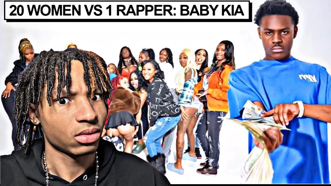 REACTING TO 20 WOMEN VS 1 RAPPER: BABY KIA - YouTube