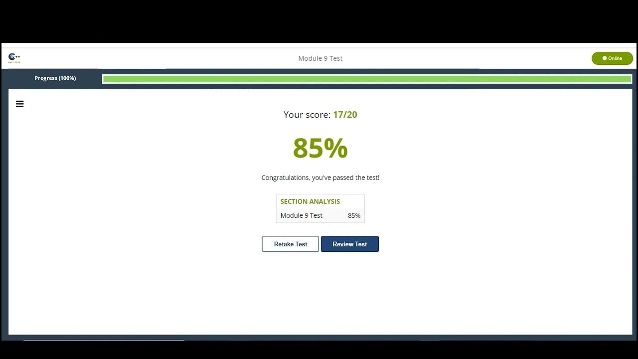 Cisco C Advance Course Module 9 Answer 2022 Updated Cpp Youtube