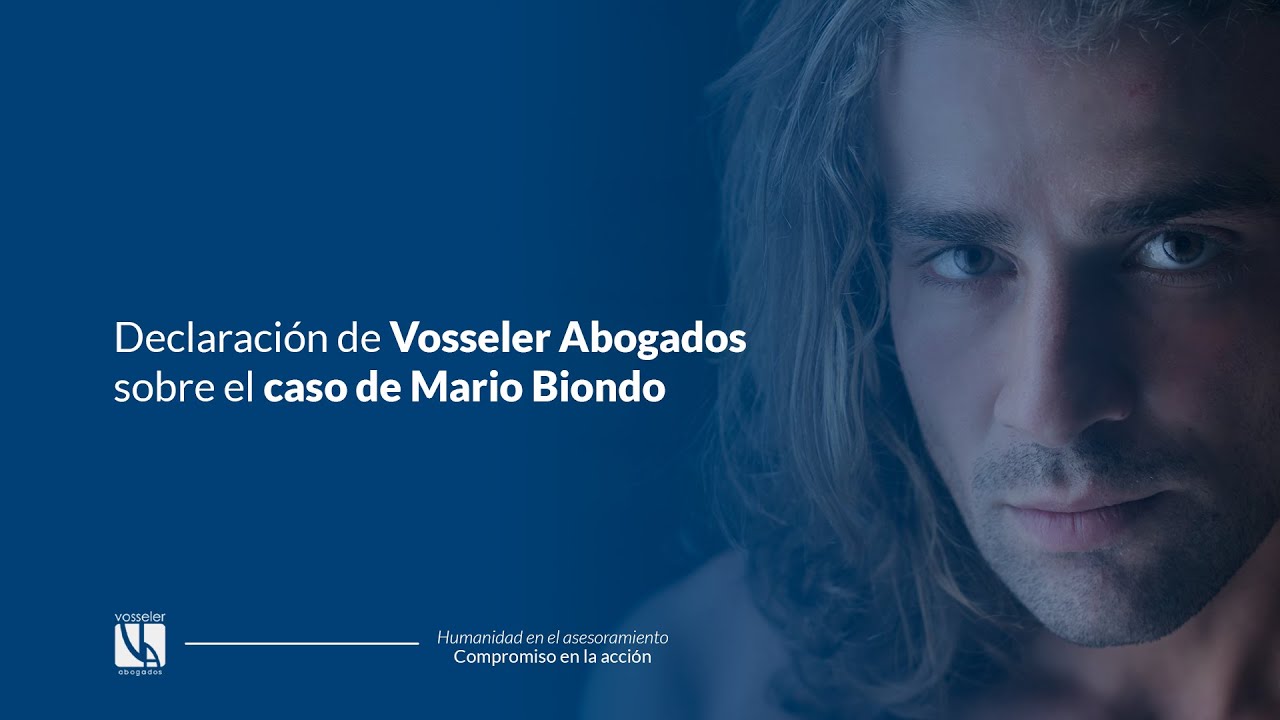 Declaración sobre el caso de Mario Biondo - YouTube