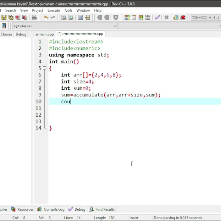 Efficient Ways to Calculate the Sum of Elements in array #c - YouTube