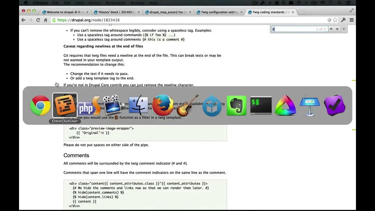 227. How to use Twig filters and translate content in a template with the t filter - YouTube
