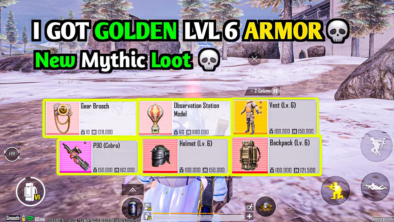 I Got Golden Lvl 6 Armor 💀| PUBG METRO ROYALE - YouTube