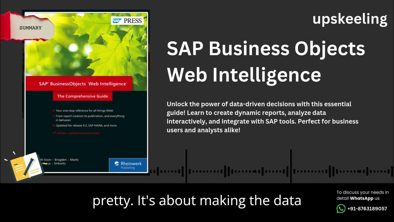 Master SAP Business Objects Web Intelligence 4.2 | Book Summary ...
