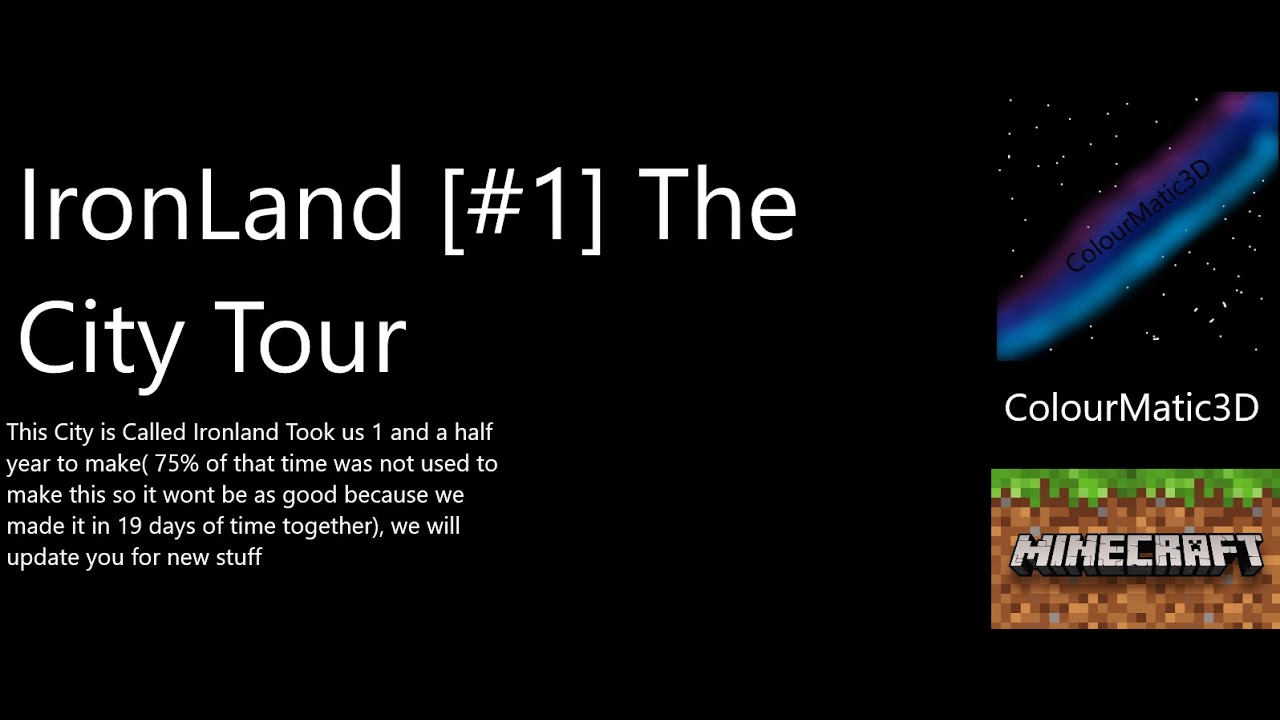 Ironland [#1] The City Tour - YouTube