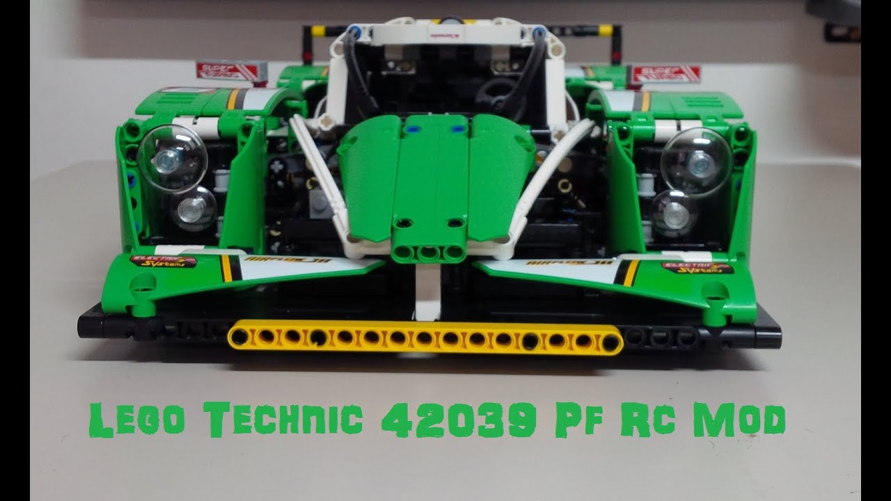 Lego Technic Mod Motorized Rc 24 Hour Race car - YouTube
