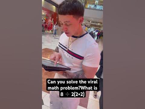 Can you solve the viral math problem?What is 8 2(2+2) - YouTube