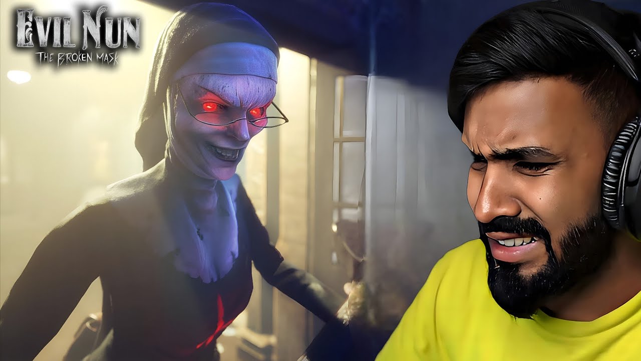 CAN I ESCAPE FROM EVIL NUN HAUNTED HOUSE | TECHNO GAMERZ HORROR GAME ...