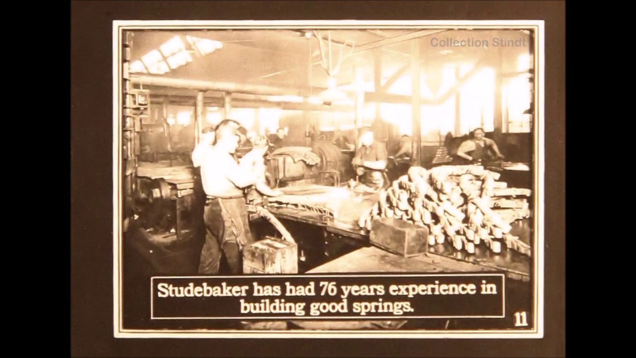Studebaker A Trip Through The Factory 1928 - YouTube