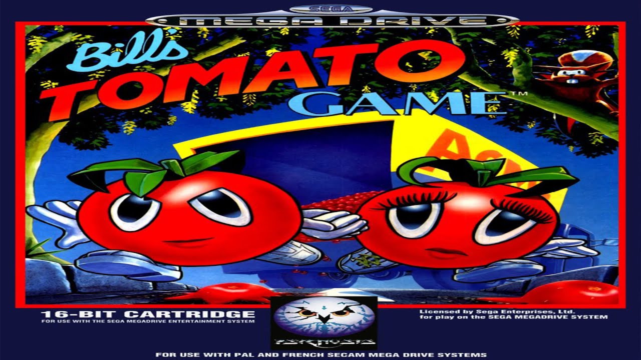 Bill's Tomato Game Gameplay Sega Genesis - Mega Drive - YouTube
