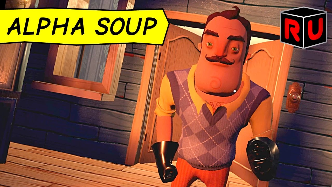 Hello Neighbor game: What's In His Creepy Basement? (pre-alpha gameplay ...