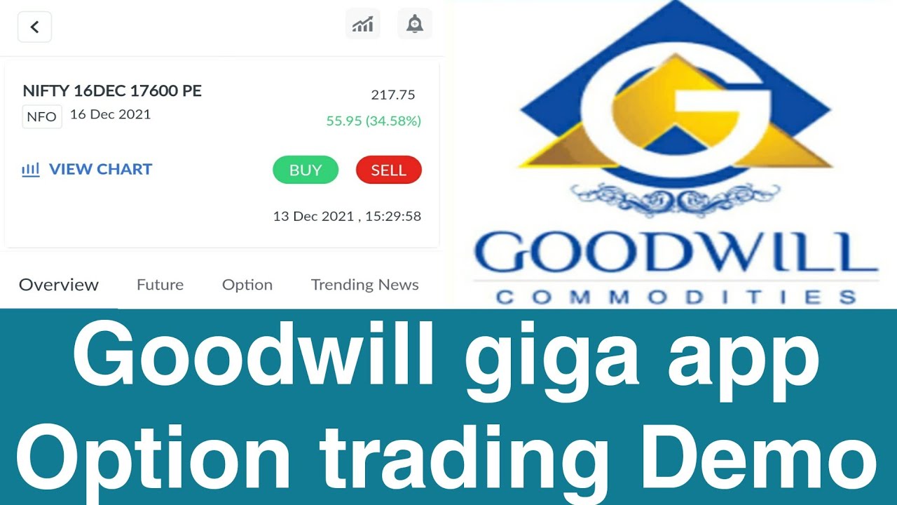 goodwill giga app me option trading kaise kare? | Giga app Demo ...