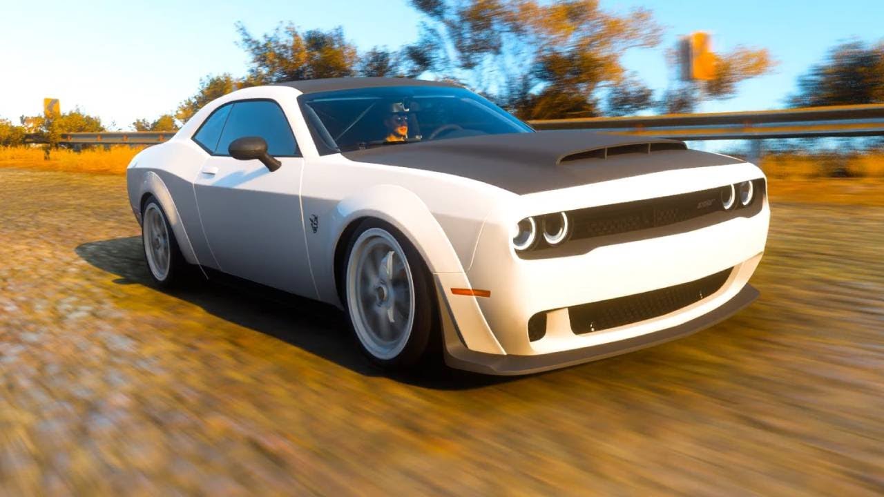 Insane drifting in my Dodge Hellcat SRT | Forza Horizon - YouTube