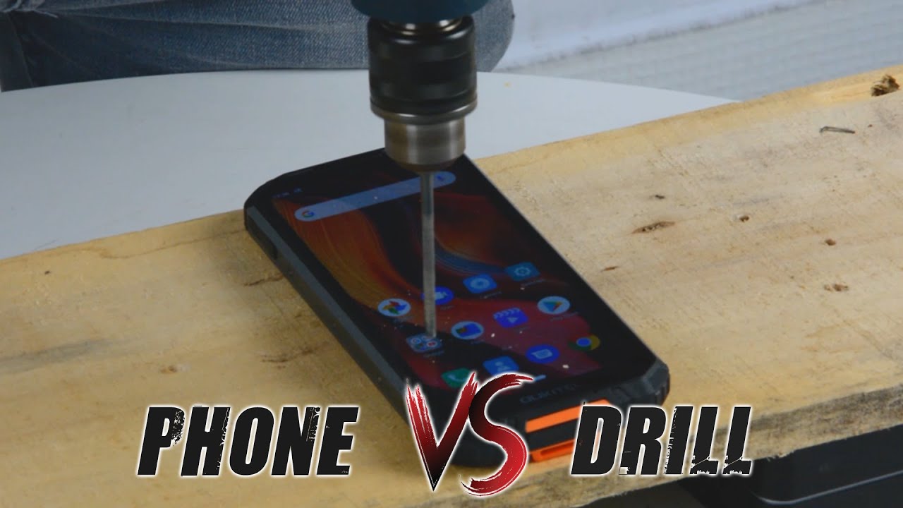 OUKITEL WP6 Rugged Phone VS Drill, Who Wins? - YouTube