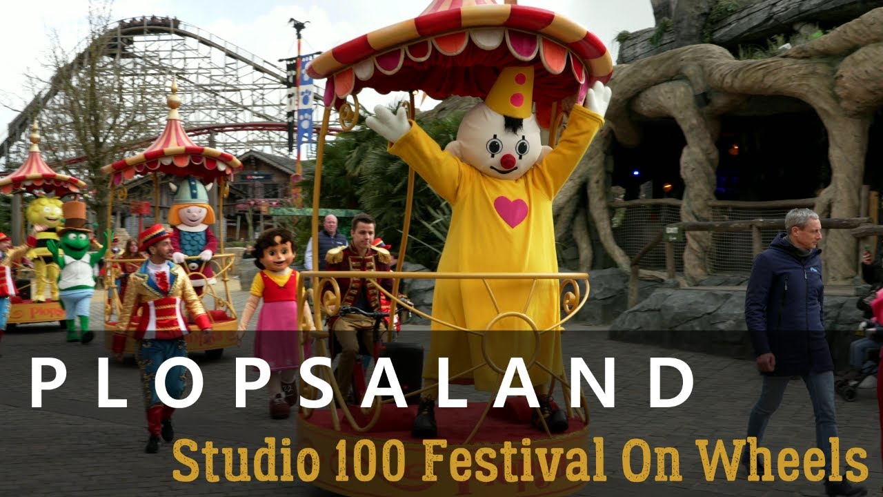 Plopsa Parade 'Studio 100 Festival On Wheels' @ Plopsaland De Panne 2024 (4K) - YouTube