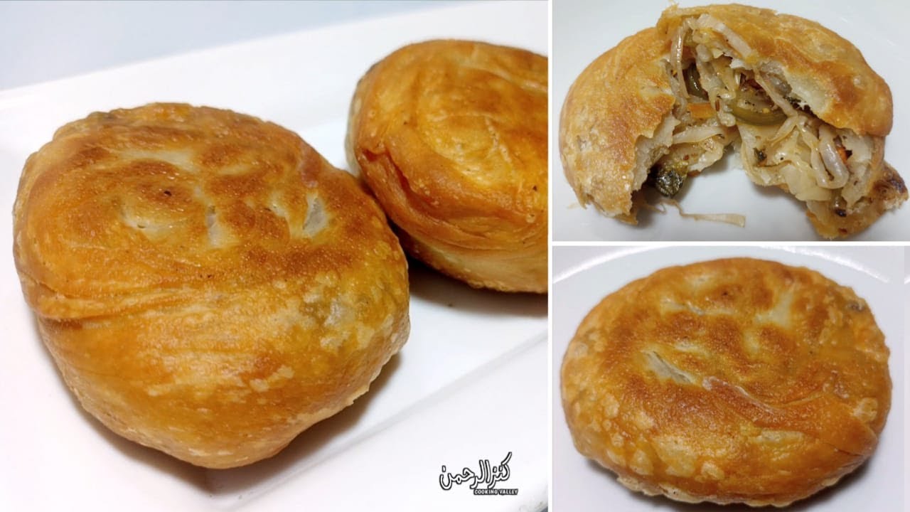 Chinese Pan Fried Veg Puff Pastry | Snacks | Pastry Without Oven | Puff ...