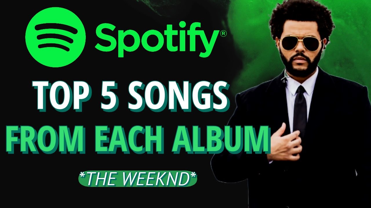The Weeknd | Top 5 Most Streamed Songs Per Album on Spotify (DECEMBER ...