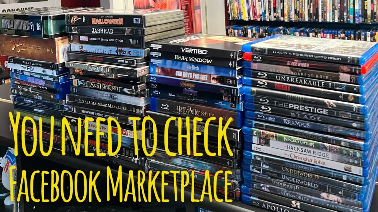 You need to check Facebook Marketplace for Blu-ray, 4K, and DVD if you ...