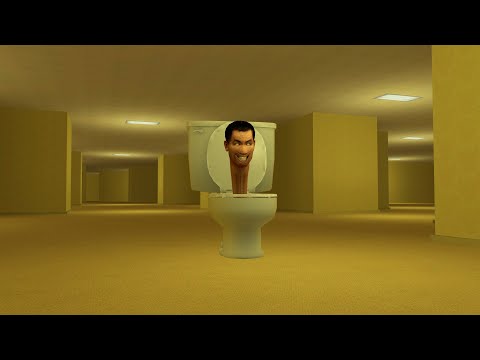 SKIBIDI TOILET MONSTER hunting ME in the BACKROOM