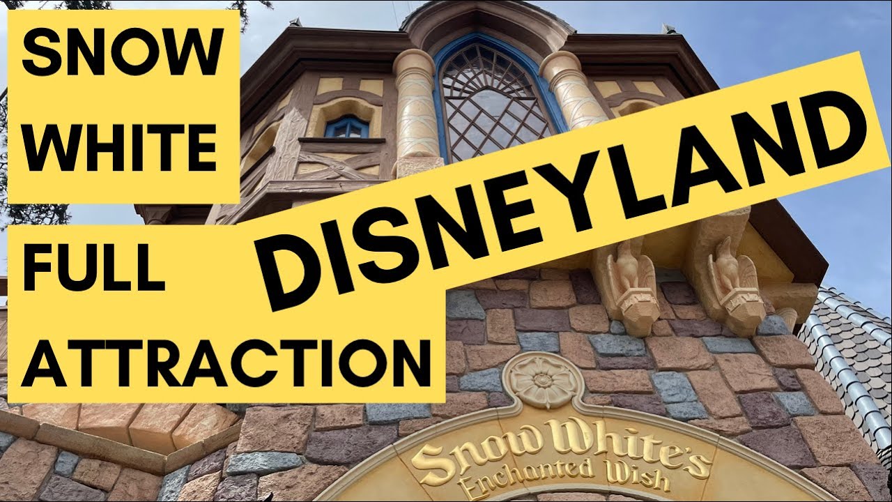 Snow White Ride Enchanted Wish Ride Through | Filmed with Wide Angle ...