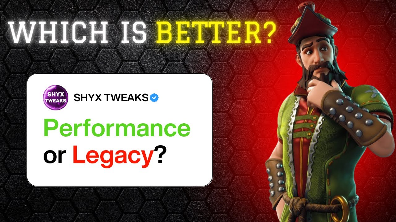 I Tried Performance Mode VS LEGACY Performance - FORTNITE - YouTube