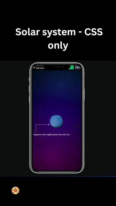 Amazing Solar System in Pure CSS || #animation #css #threejs #coding #developer #cssanimation ...