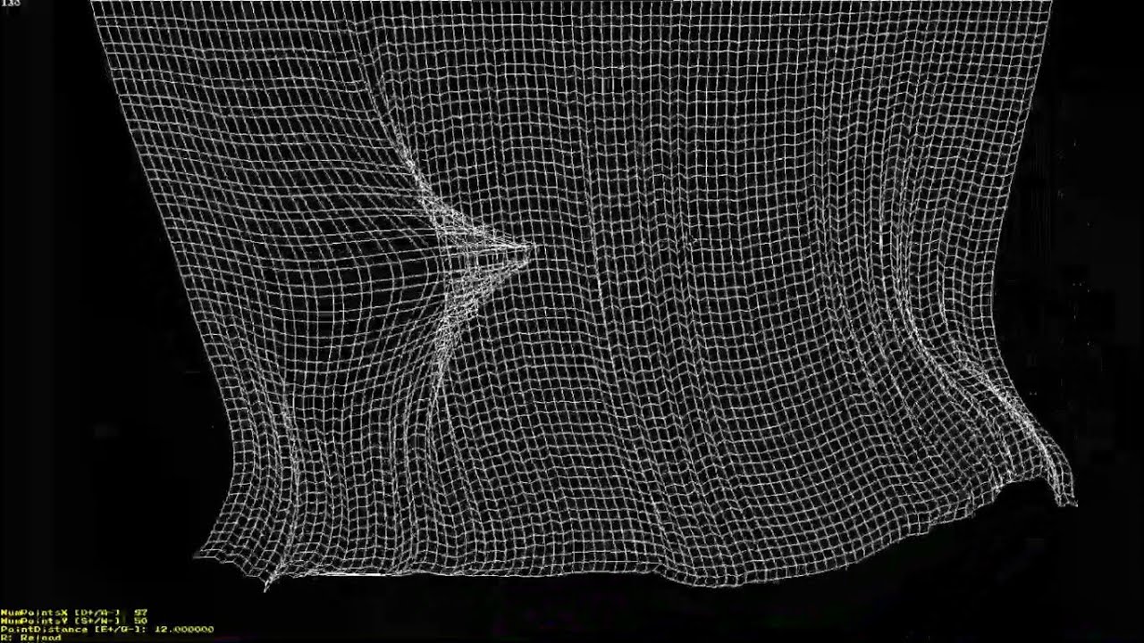 Cloth Simulation in C++ - YouTube