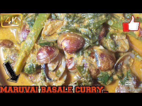 How to make quick and tasty maruvai basale curry | MANGALORE STYLE ...