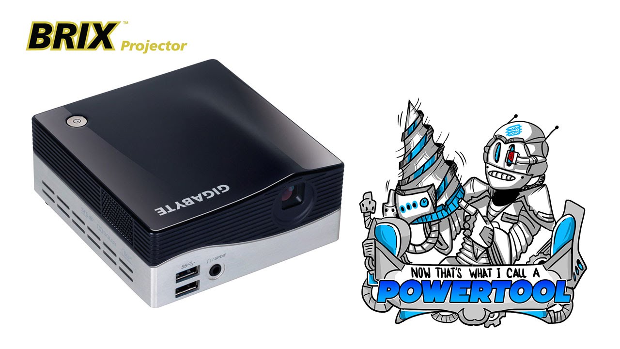 BRIX Projector- Stream games to your wall! - YouTube