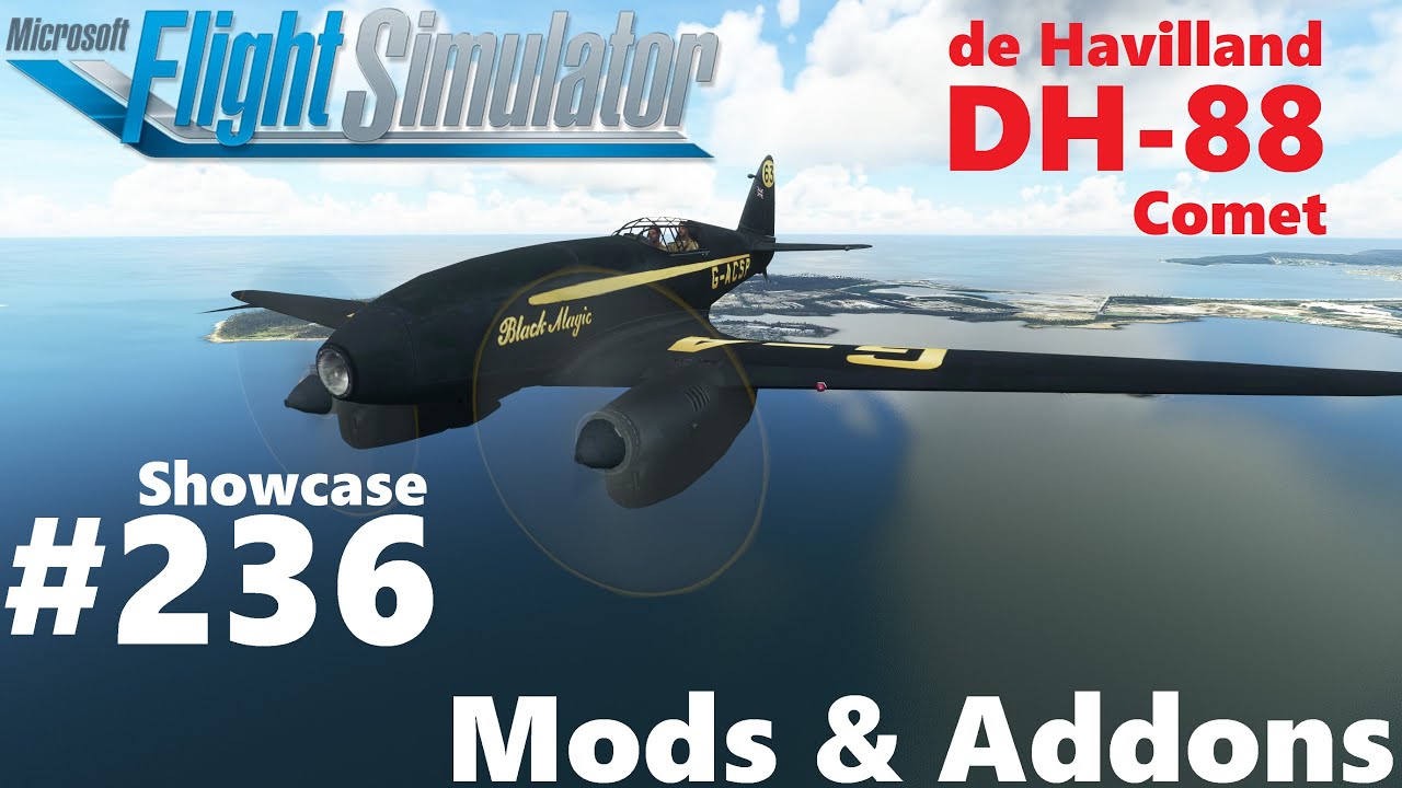 de Havilland DH-88 Comet - Showcase #236 - Mods & Addons for Microsoft ...