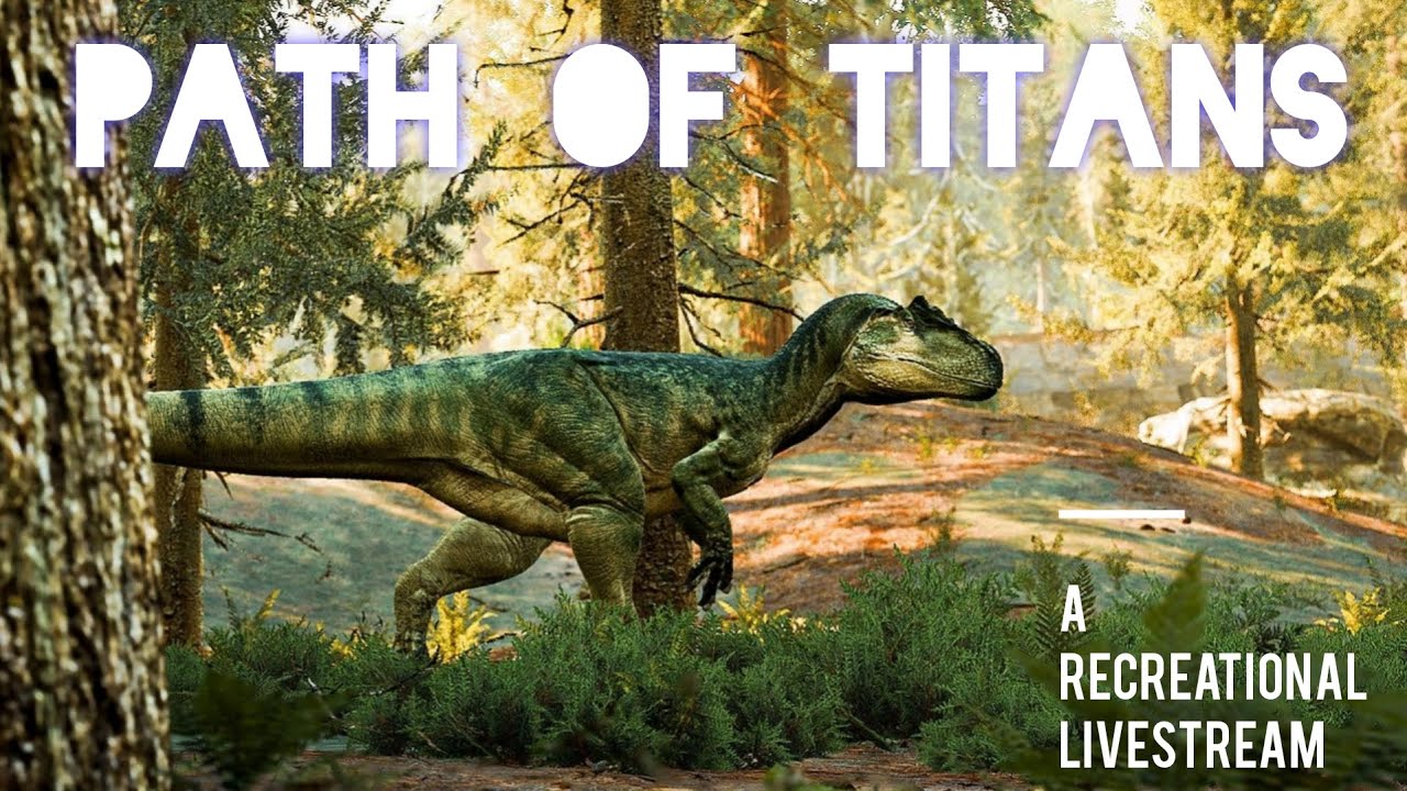 Path of Titans Livestream - Funny PVP Moments In Panjura - Allosaurus ...