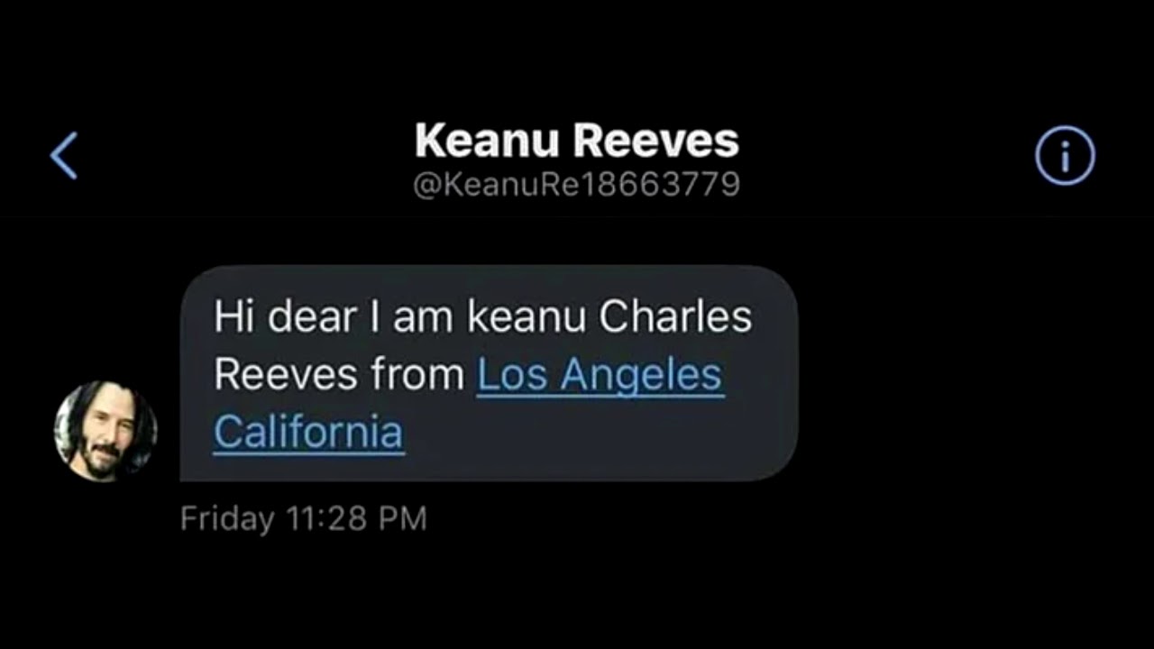 The Real Keanu Reeves - YouTube