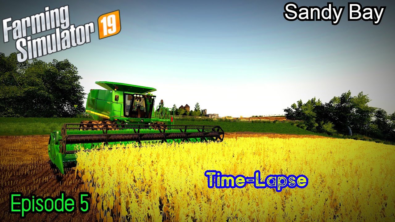HARVEST DAY ON SANDY BAY Farming Simulator 19 Timelapse - FS19 Sandy ...