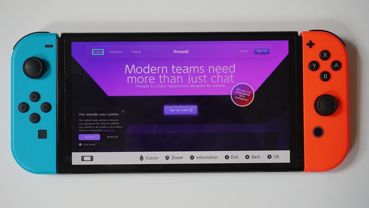 How To Get Threads App On Nintendo Switch OLED / Lite - YouTube