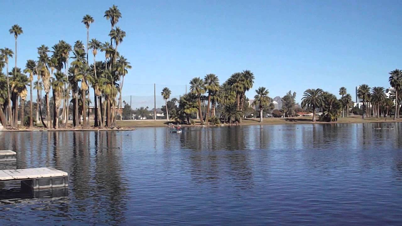 Paddle Boats at Encanto Park - YouTube
