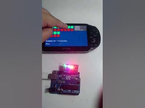 Psvita + Arduino uno - YouTube