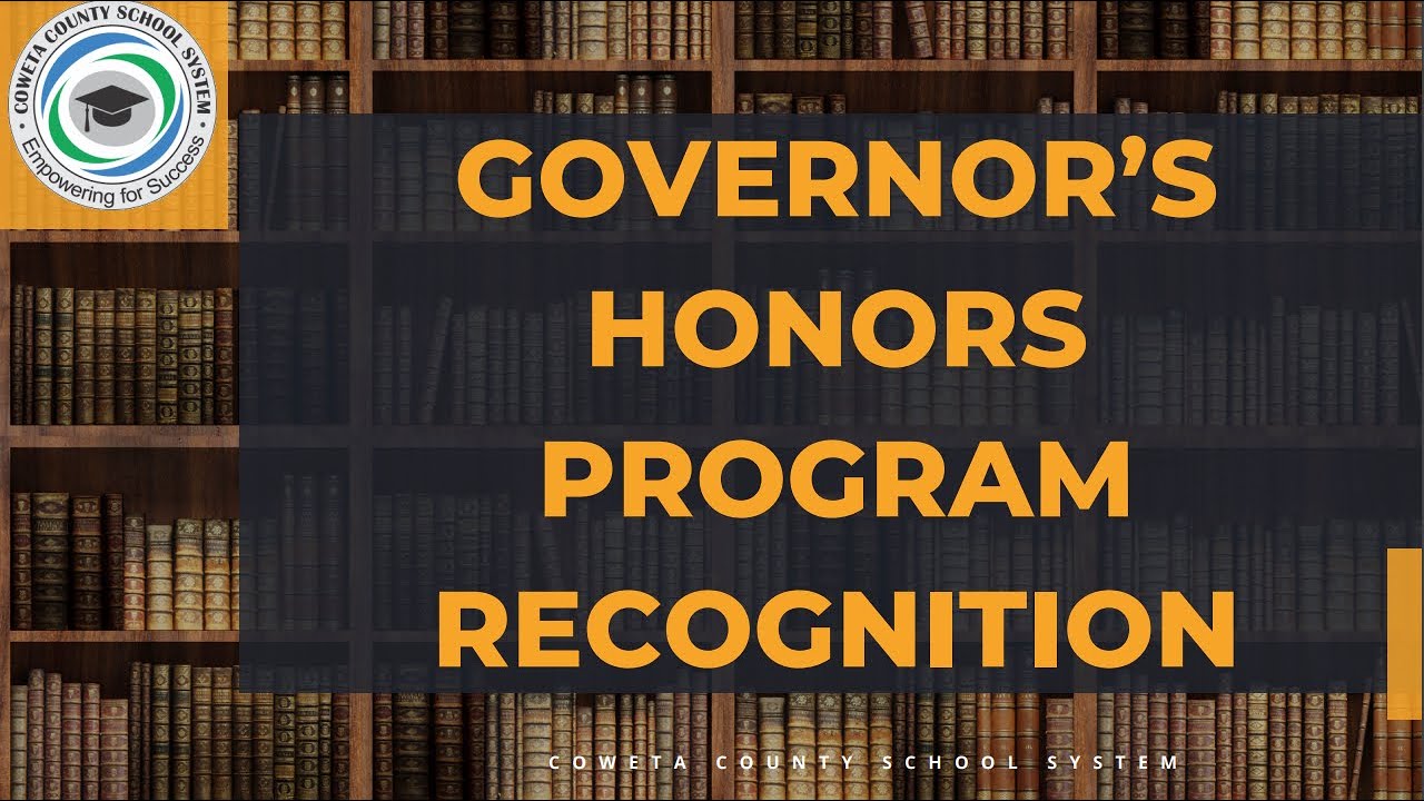 Governor's Honors Program 1 16 25 - YouTube