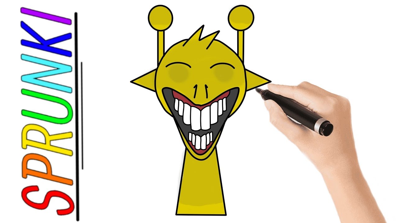 How To Draw Horror Simon from Incredibox Sprunki | CP Drawing Tutorial ...