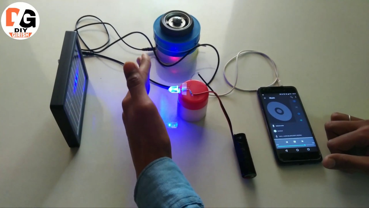 LI-FI project : How to transmit data with light - YouTube